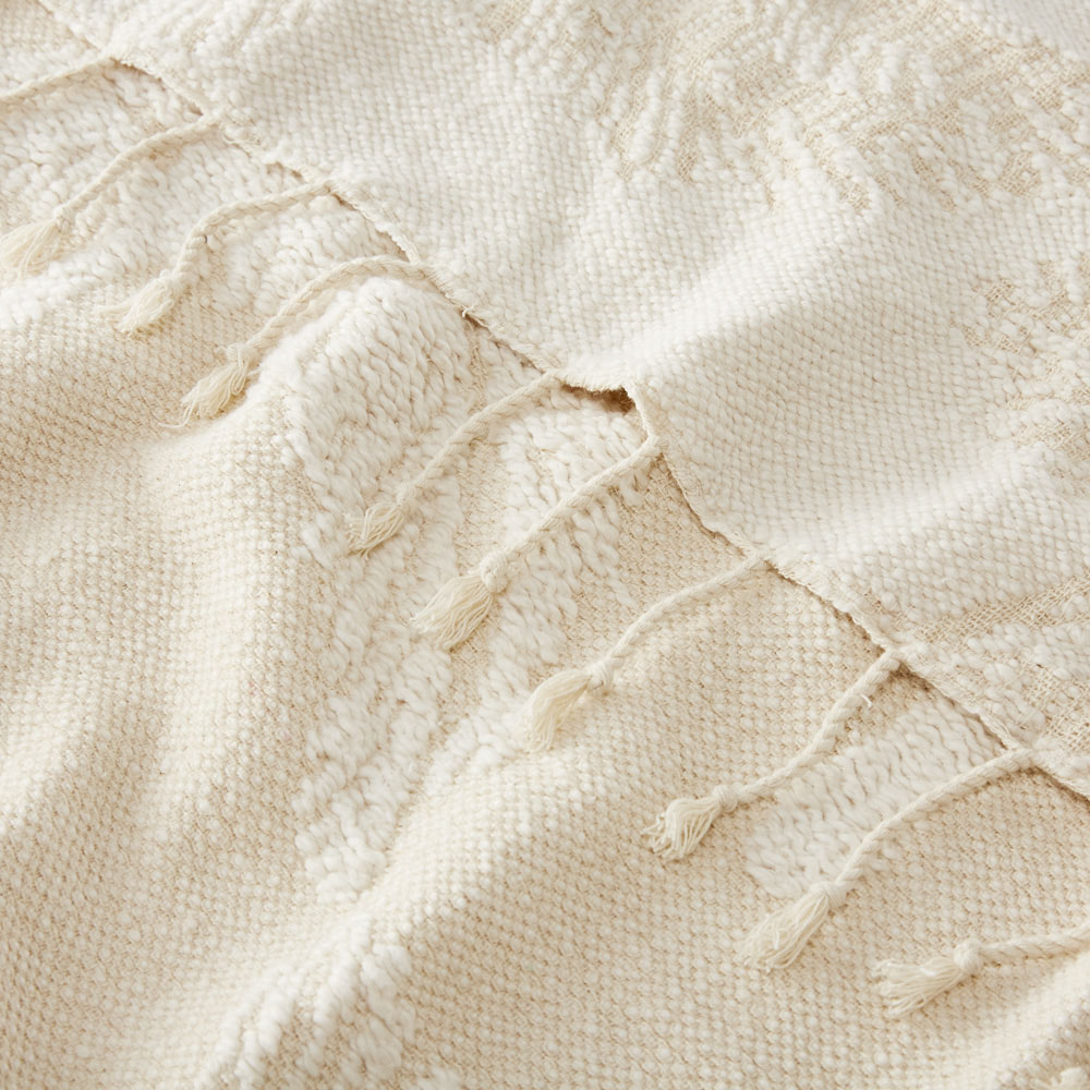 Amelia Natural Throw | Adairs