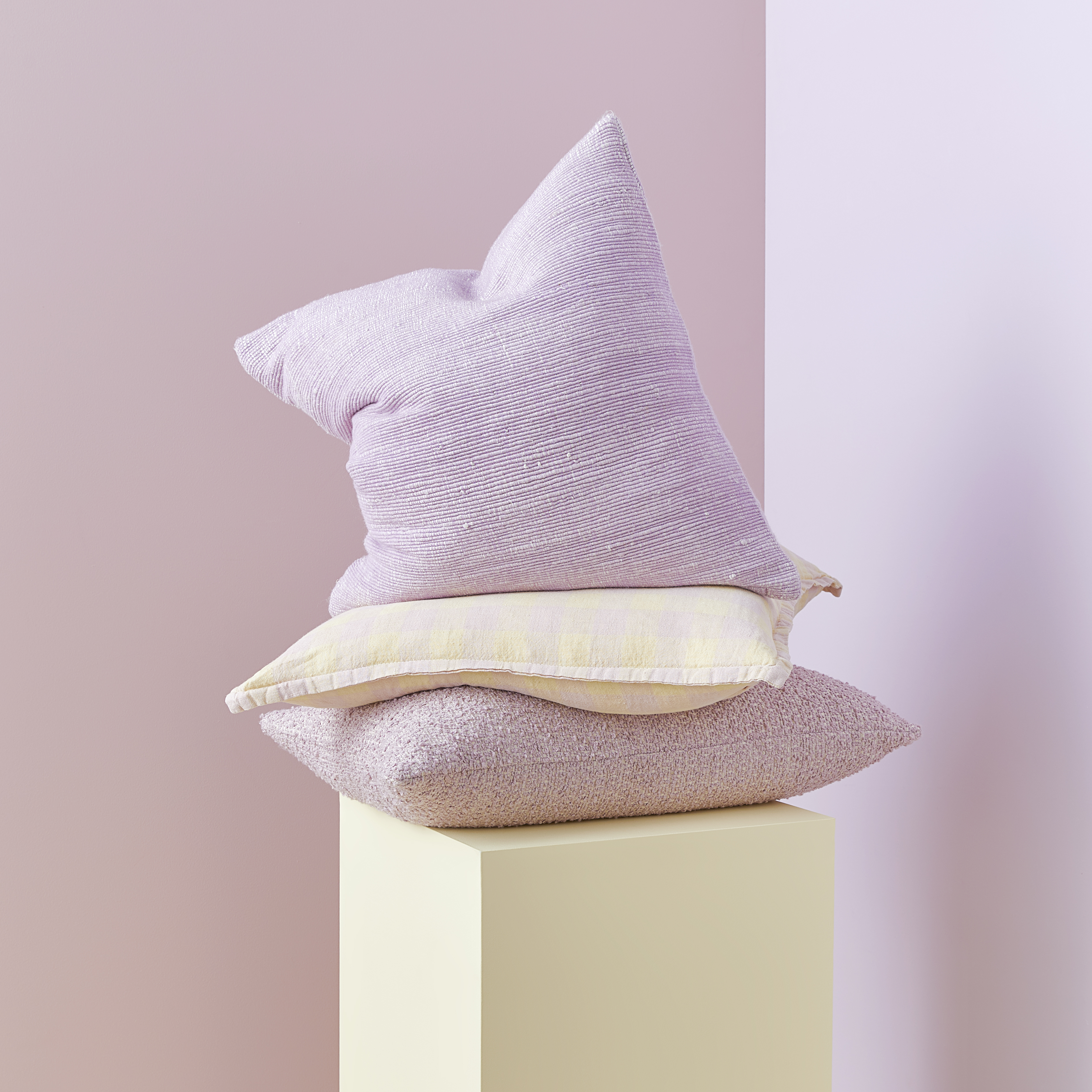 Caspian Purple & White Cushion | Homewares | Adairs
