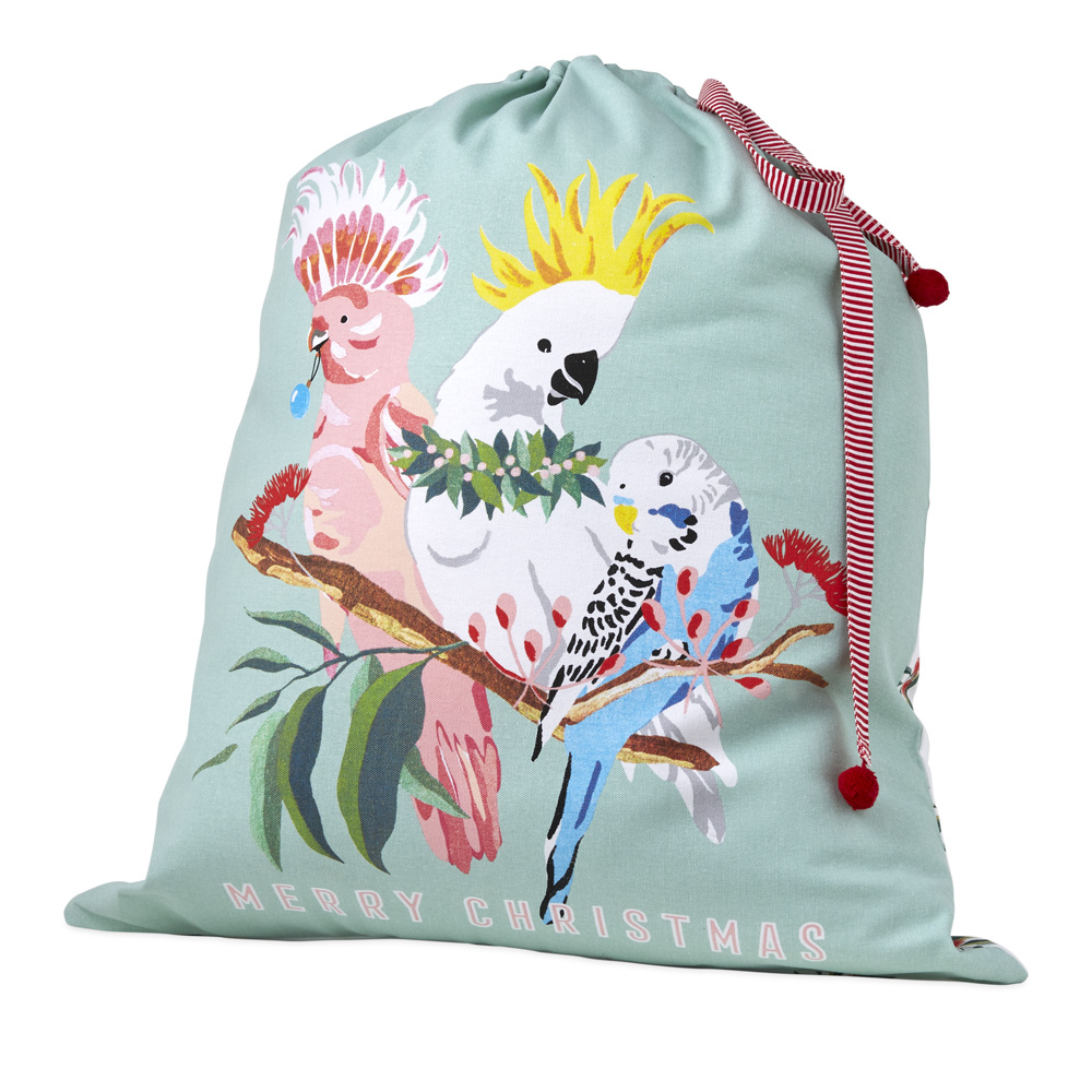 Festive Australian Birds Santa Sack | Adairs