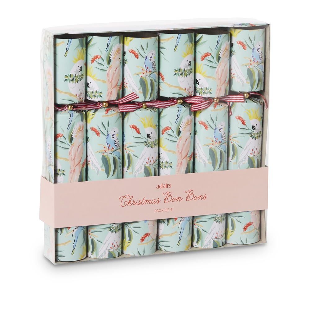 Australian Birds Christmas Bon Bons Pack of 6 | Adairs