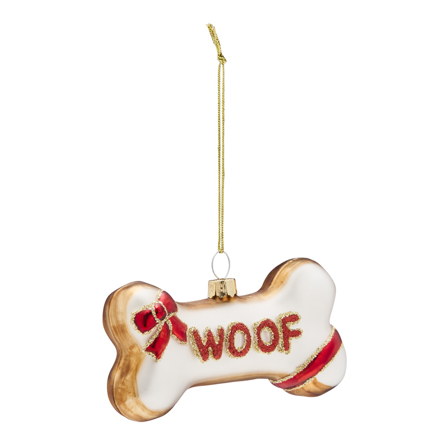 Vintage Glass Woof Bone | Adairs