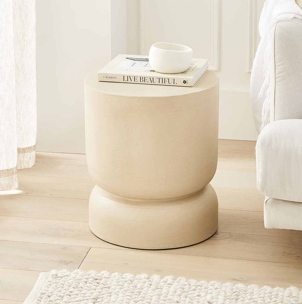 Apollo Oat Side Table | Adairs