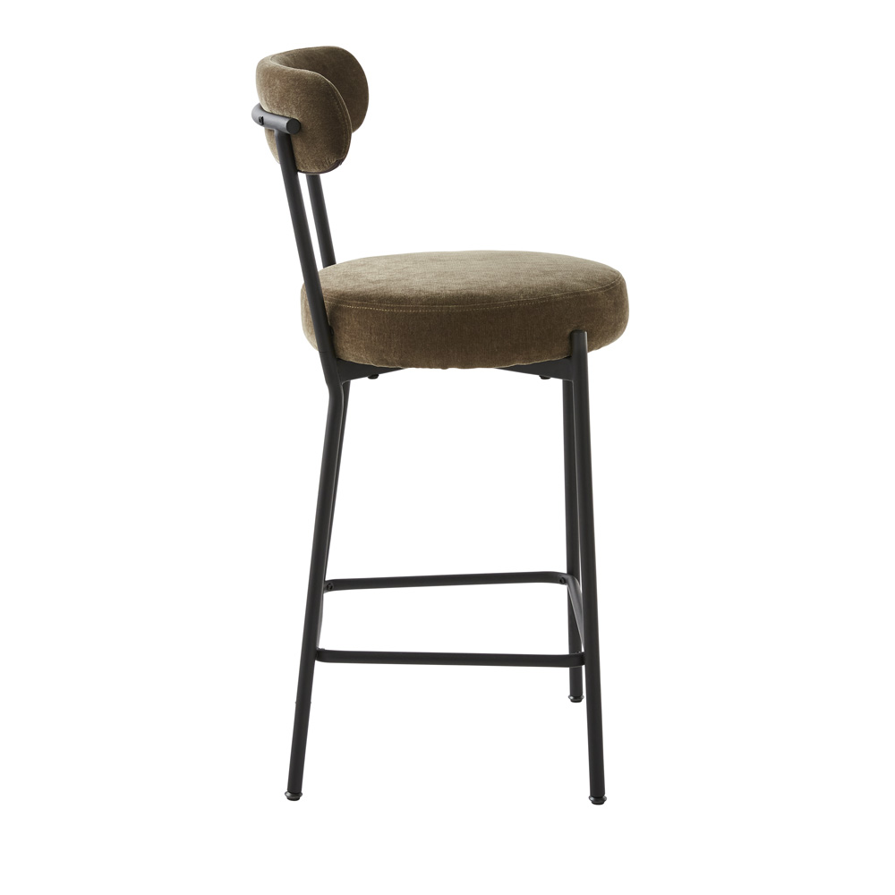 Remi Deep Moss Counter Chair | Adairs