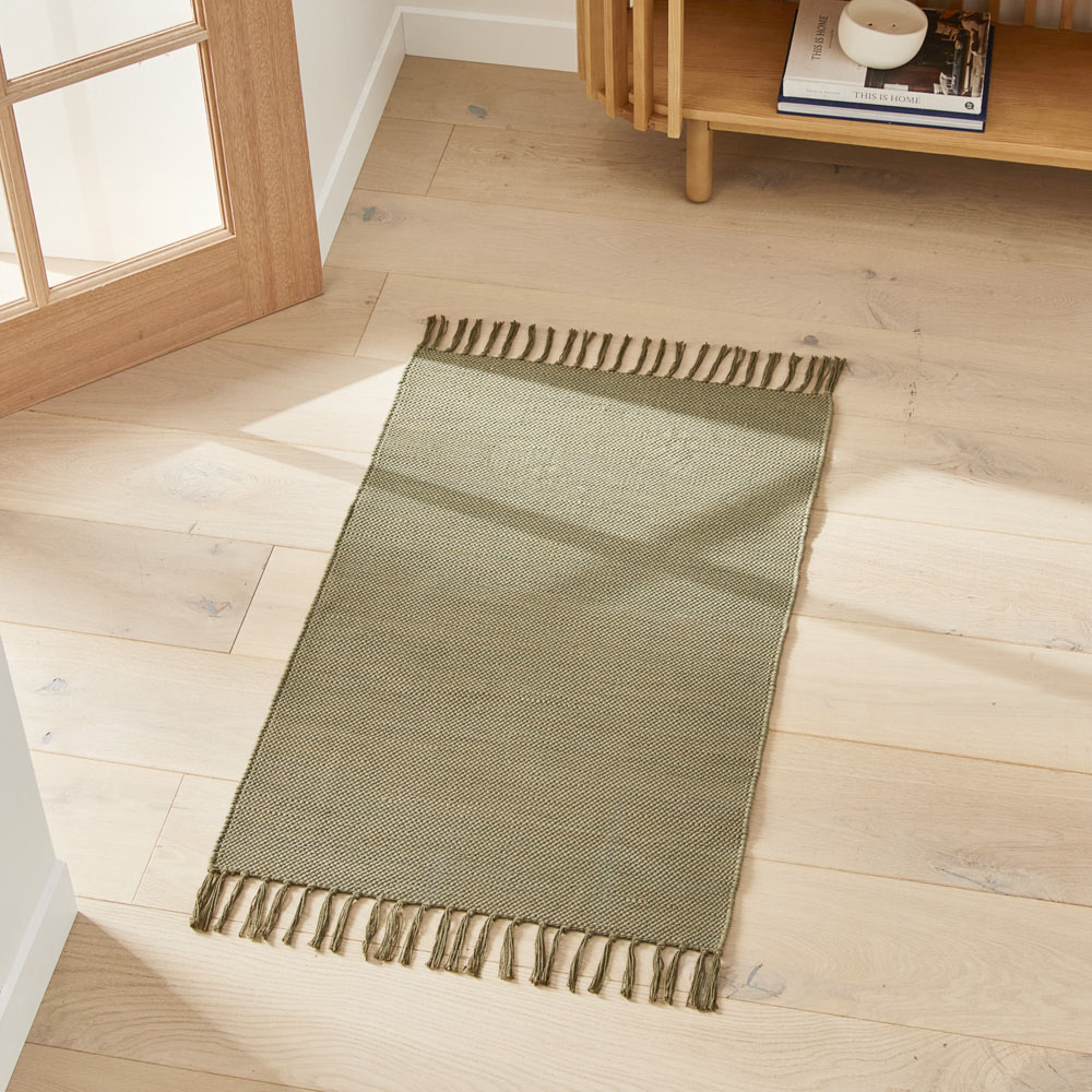 Seville Khaki Indoor Mat | Adairs