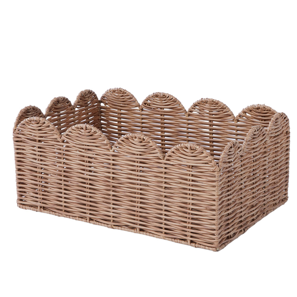 Scalloped Natural Storage Baskets | Adairs