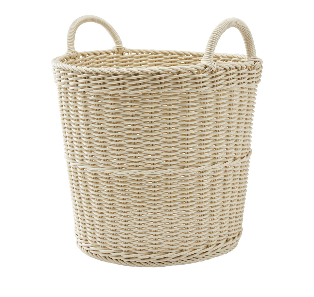 Ren White Laundry Baskets | Adairs