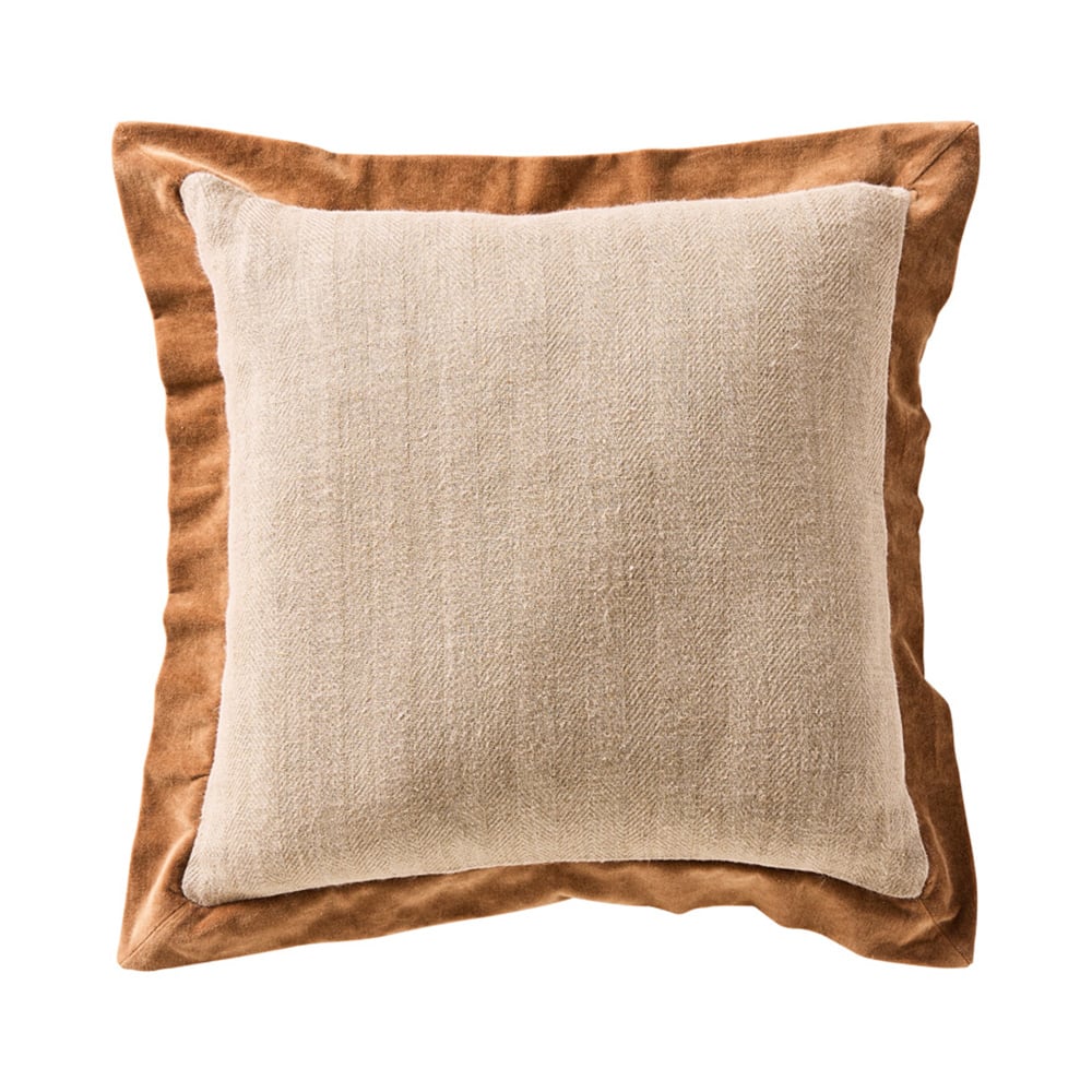 Arraya Deep Tobacco Cushion | Adairs
