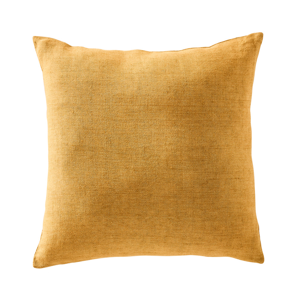 Malmo Golden Linen Cushion | Adairs