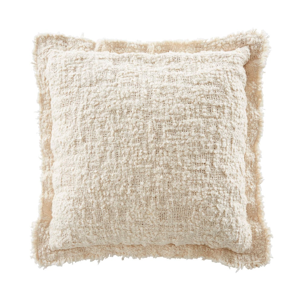 Leiden Natural Boucle Cushion | Adairs