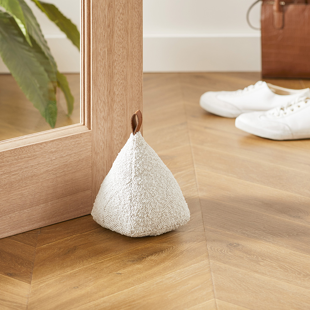 Boucle Snow Door Stop | Adairs