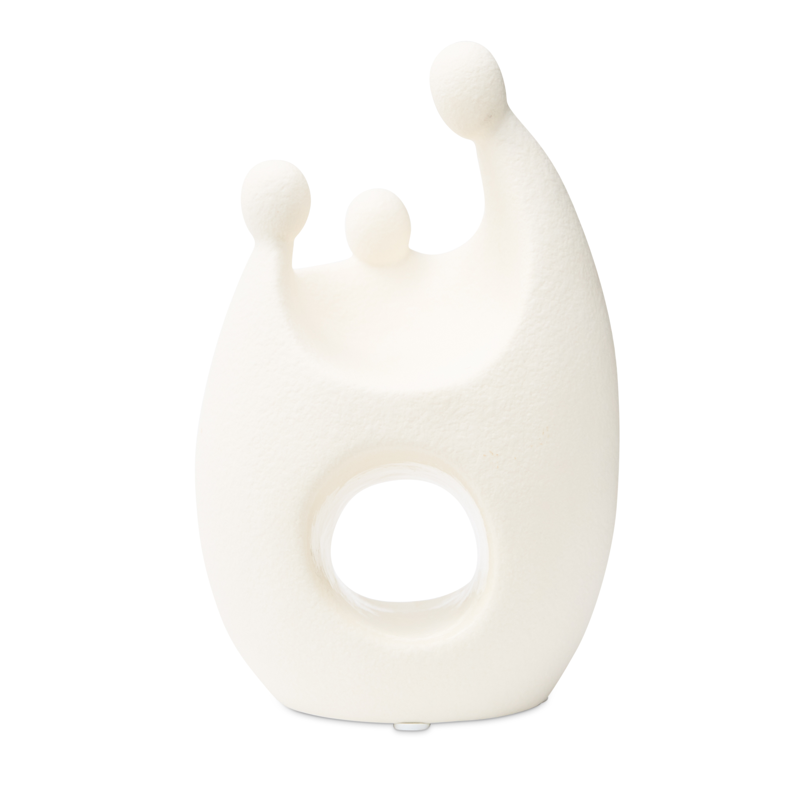 Togetherness Facing Heads White Statue | Adairs