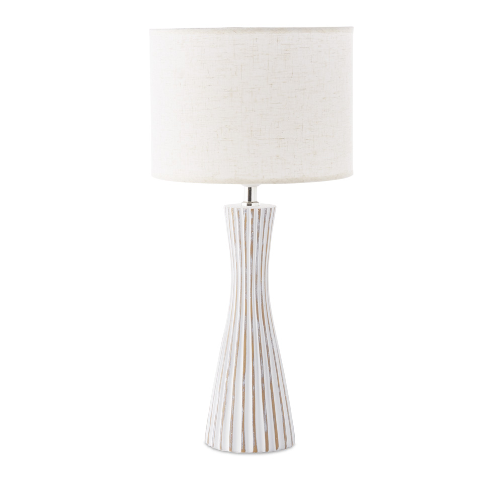 Byron Natural & White Table Light | Adairs