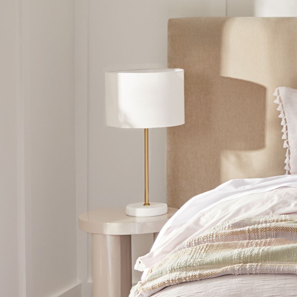 Leon White Table Light | Adairs