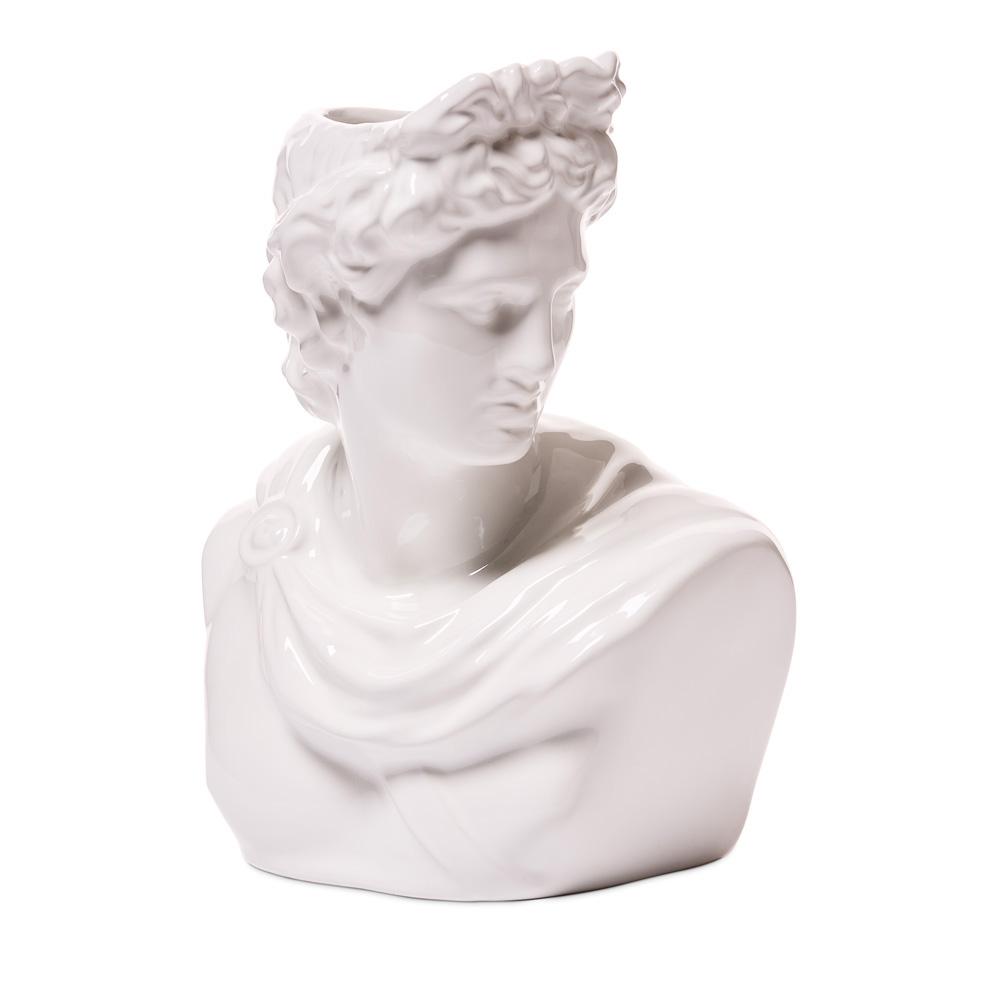 Grecian Apollo White Vase | Adairs