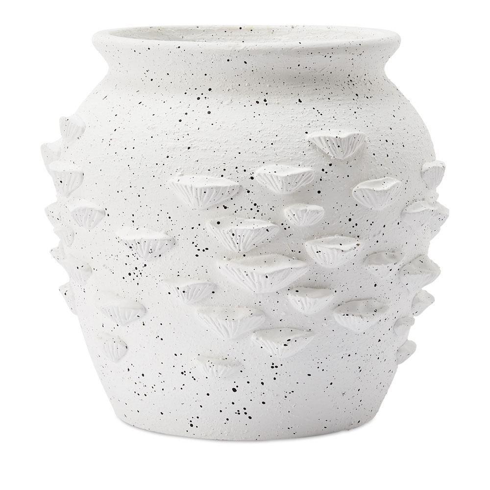 White Barnacle Pot | Adairs