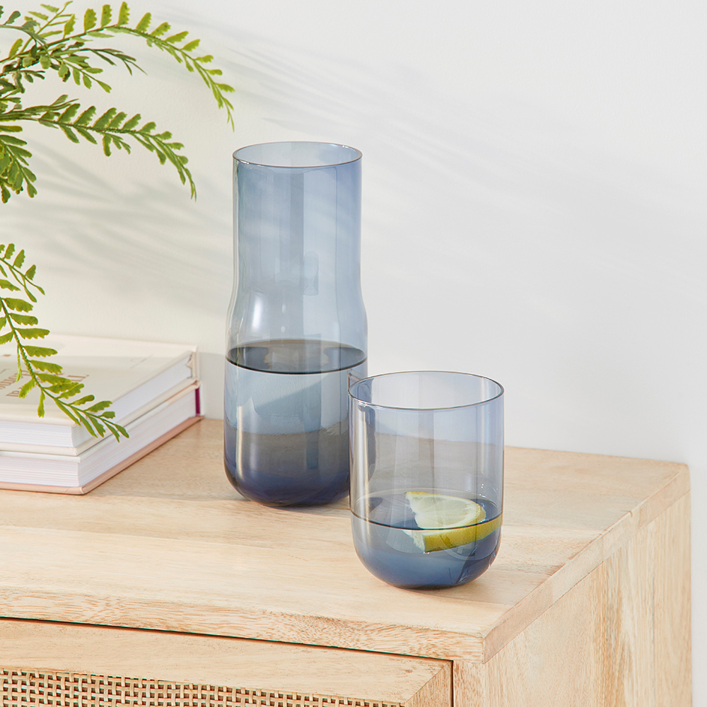 Chelsea Sapphire Blue Carafe & Tumbler | Adairs