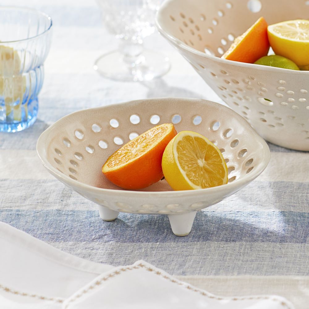 Paloma White Footed Bowl | Adairs