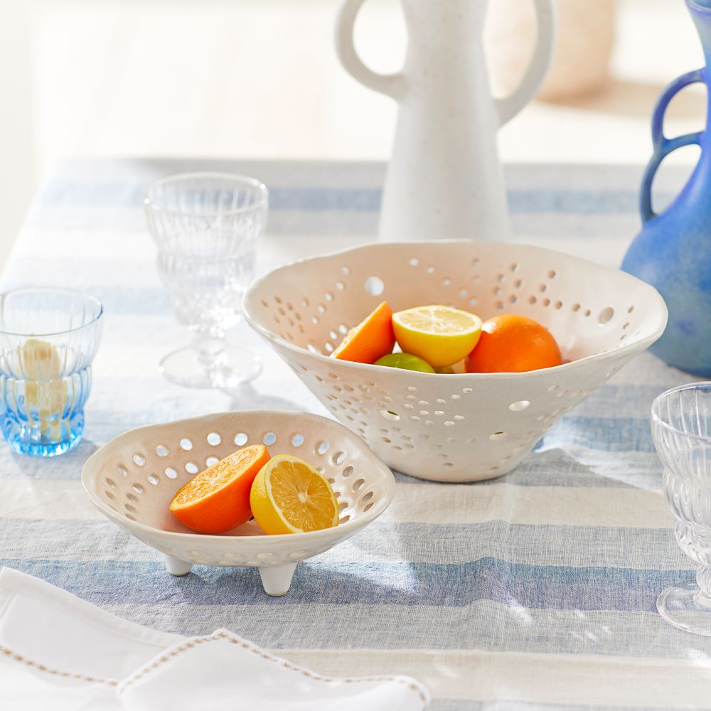 Paloma White Footed Bowl | Adairs