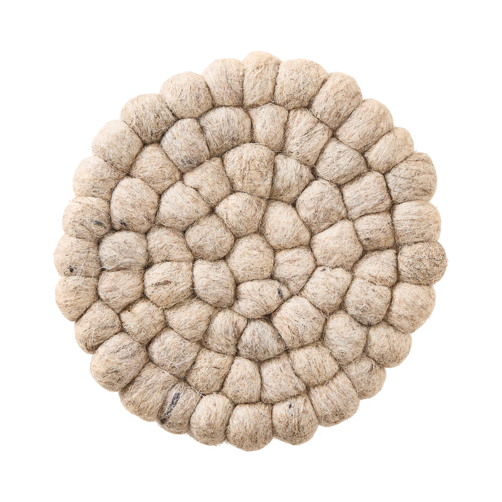New Zealand Natural Wool Trivet | Adairs