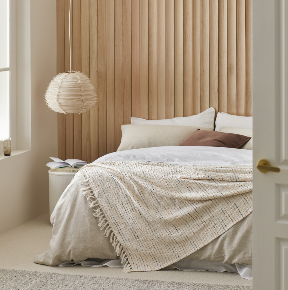 Raleigh Natural Throw | Adairs