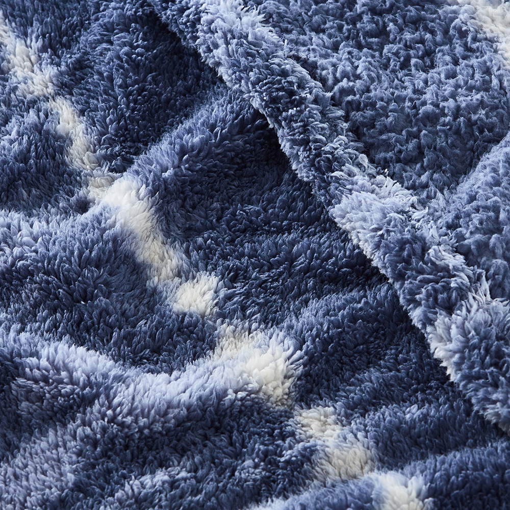 Cloud Blue Tie Dye Throw | Adairs