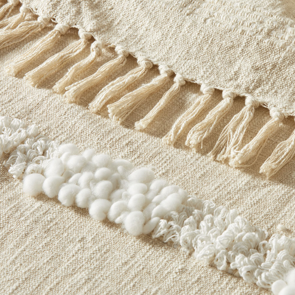 Rahi White Throw | Adairs