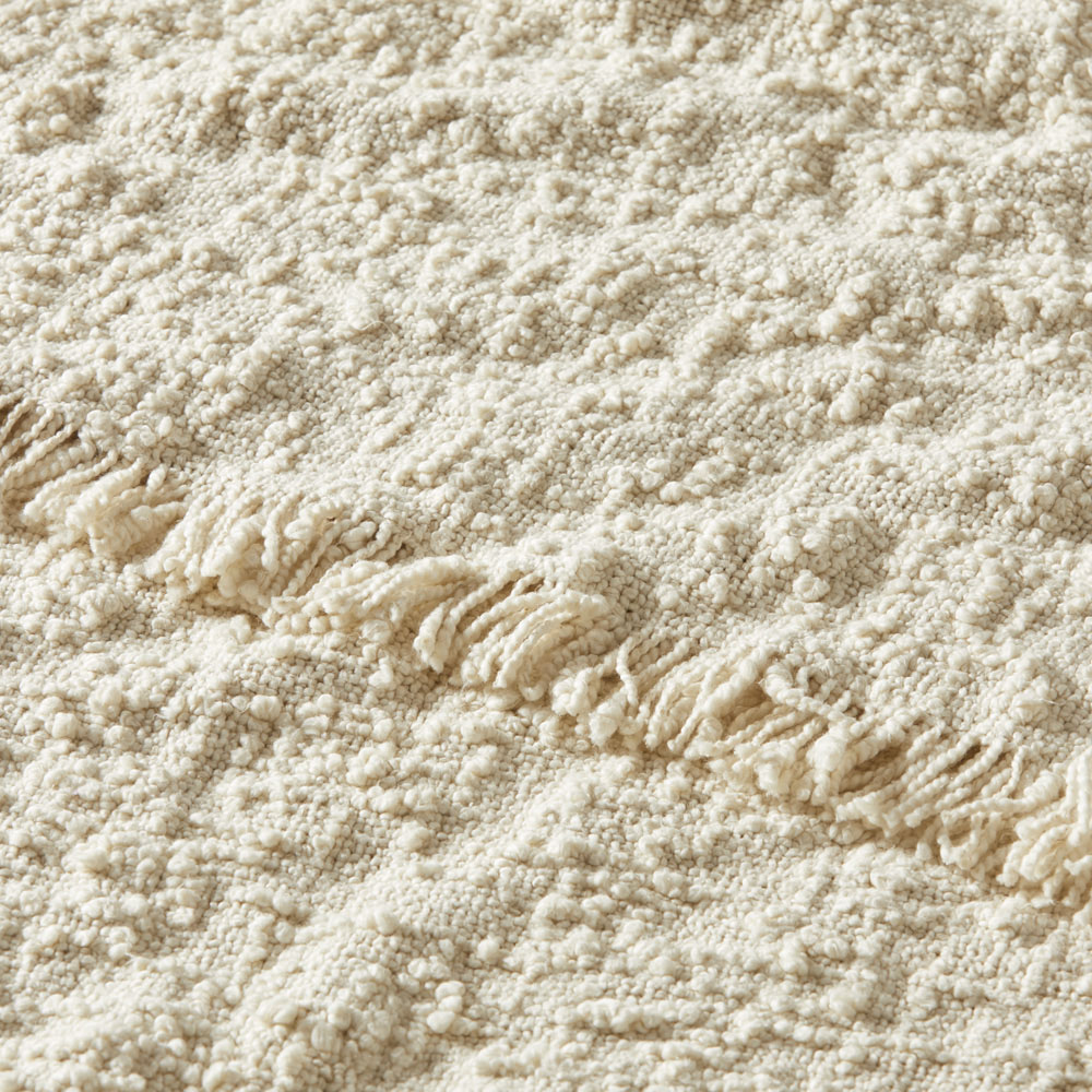 Leiden Natural Boucle Throw | Adairs