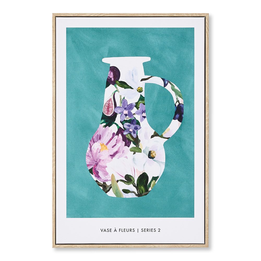 Vase A Fleurs Lilac Small Vintage Poster Wall Art | Adairs