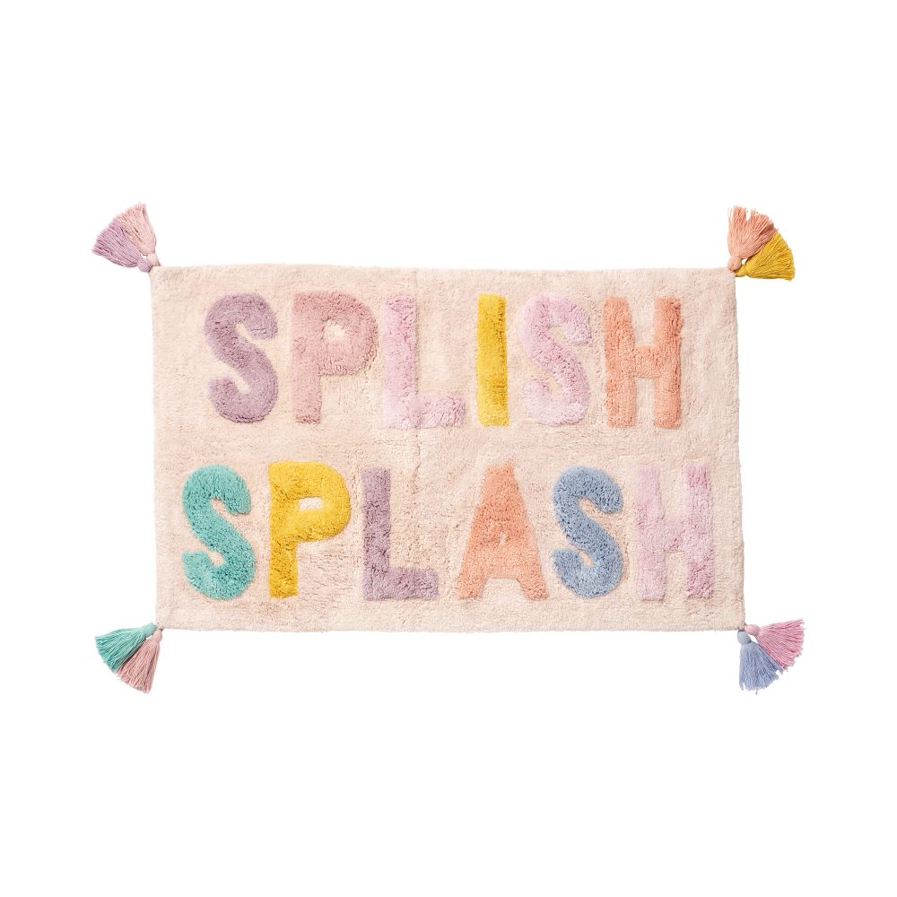 Adairs Kids - Gelato Pink Splish Splash Bath Mat | Adairs