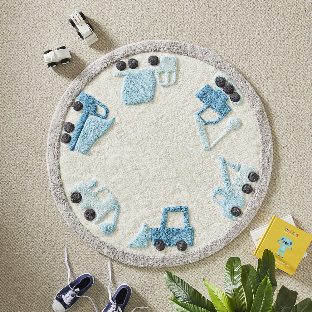 Adairs Kids - Construction Zone Decorative Rug | Adairs