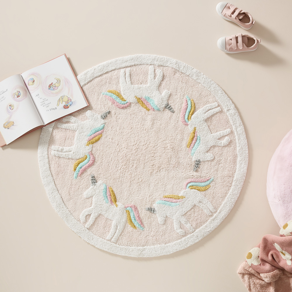 Adairs Kids - Unicorns Play Decorative Rug | Adairs