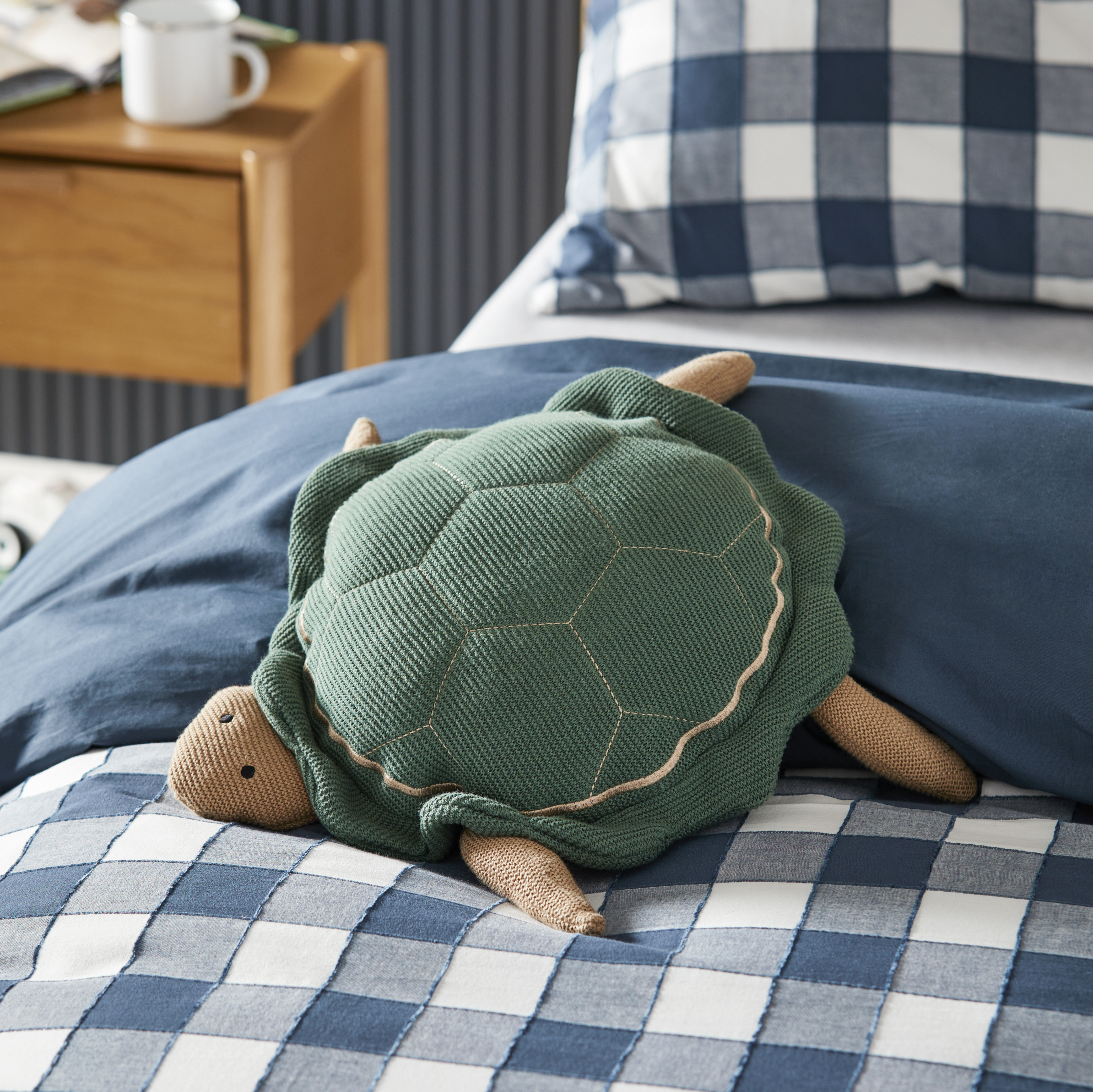 Adairs Kids - Green Sea Turtle Knitted Toy | Adairs