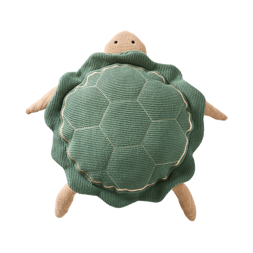 Adairs Kids - Green Sea Turtle Knitted Toy | Adairs