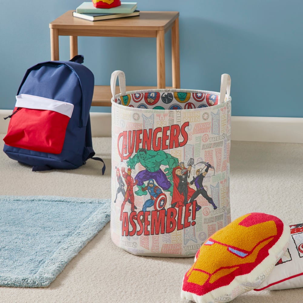 Adairs Kids - Marvel Avengers Assemble Printed Basket | Adairs