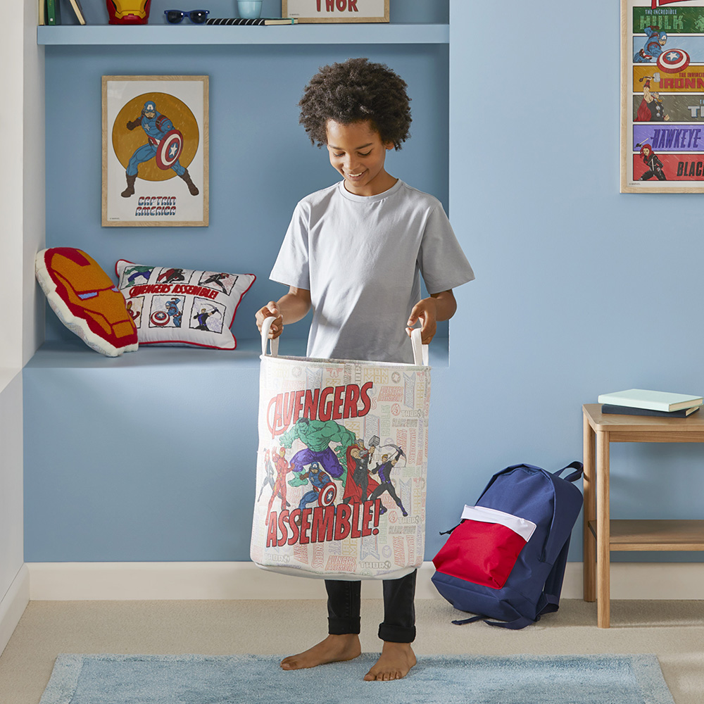 Adairs Kids - Marvel Avengers Assemble Printed Basket | Adairs