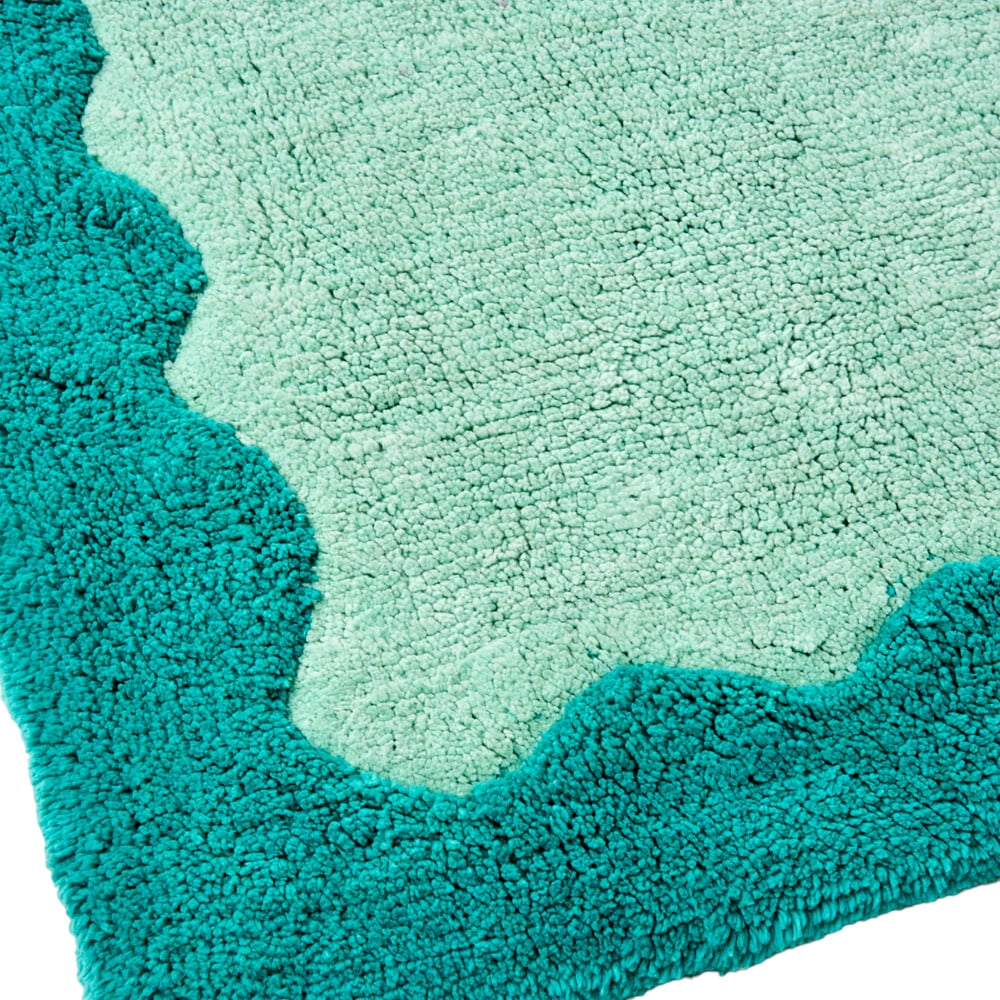 Adairs Kids - Decorative Wavey Mint Rug | Adairs