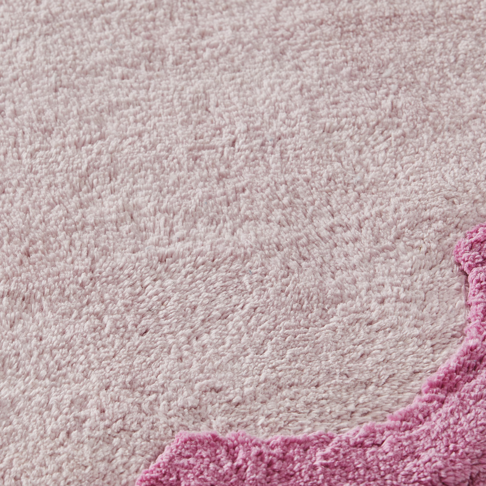 Adairs Kids - Reece Pink Scallop Rug | Adairs