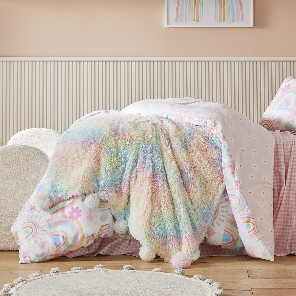 Rainbow Theme Bed Sheets & Bedroom Decor | Adairs Kids