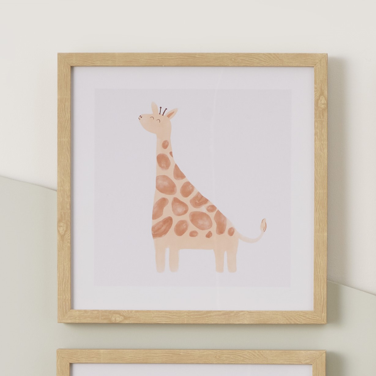 Adairs Kids - Nursery Giraffe Wall Art | Adairs