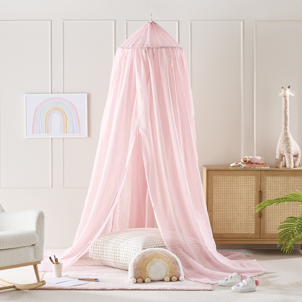 Adairs Kids - Pretty Daisies Pink Novelty Canopy | Adairs