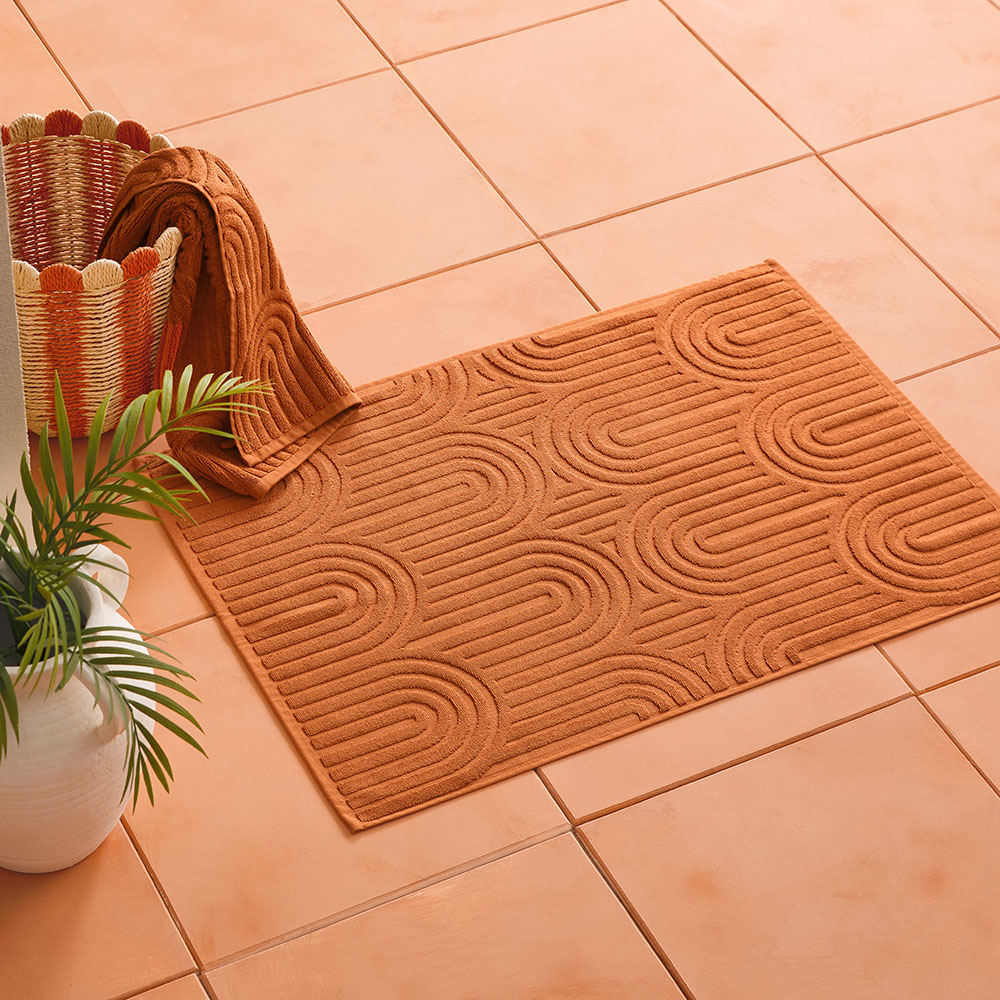 Archie Amber Bath Mat | Adairs