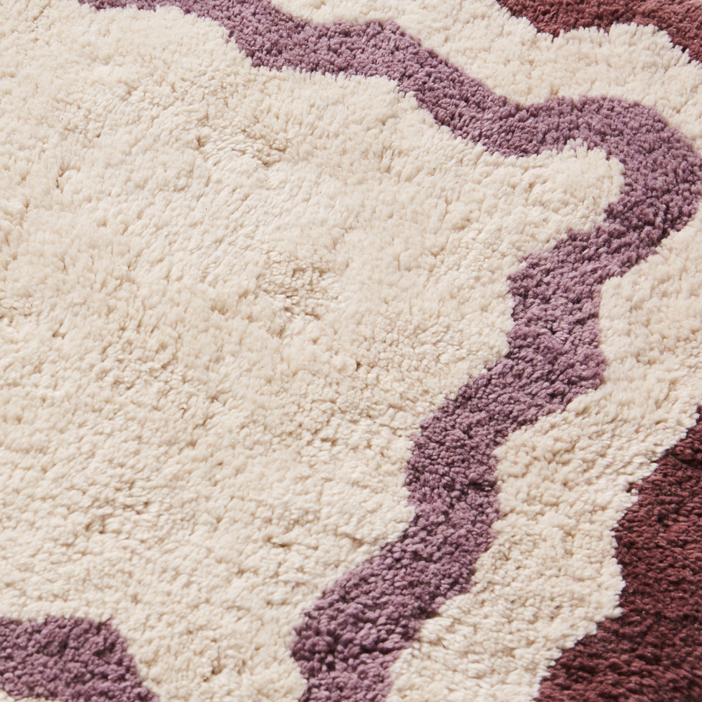 Heather Natural Scallop Bath Mat | Adairs