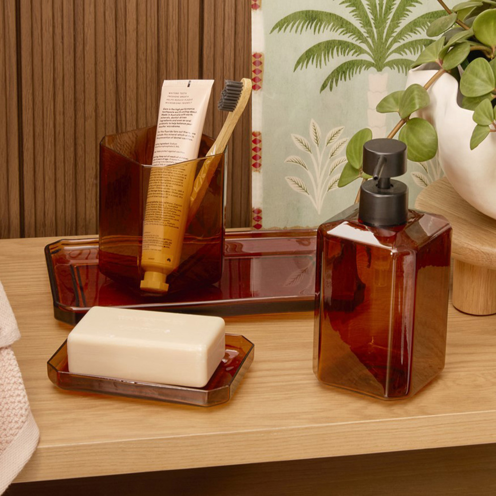 Cancun Amber Bathroom Accessories | Adairs