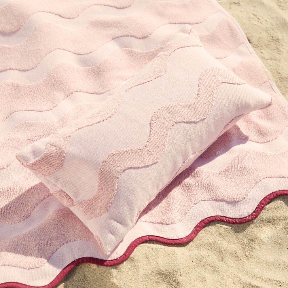 Pink Inflatable Beach Pillow | Adairs