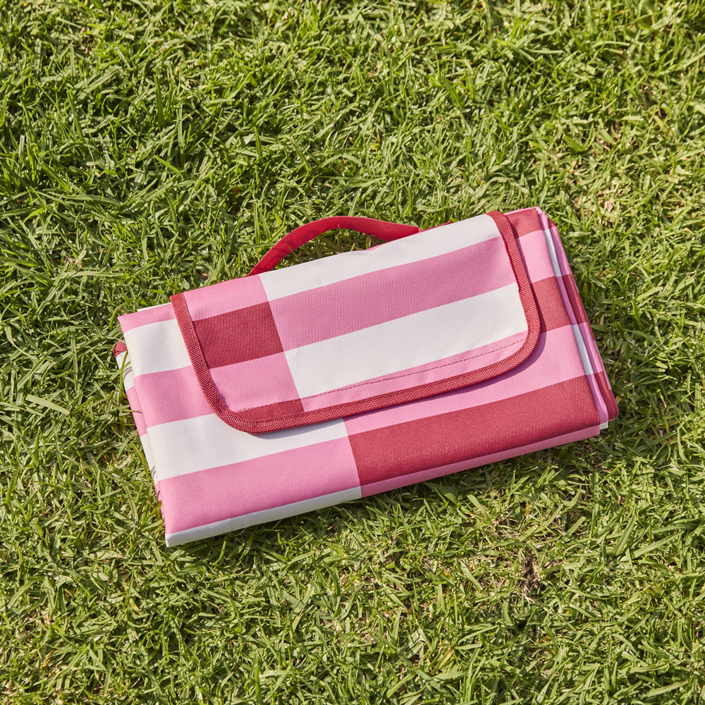Pinks Stripe Picnic Rug | Adairs