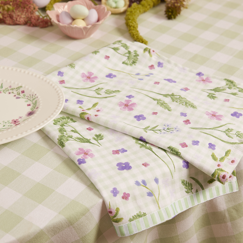 Easter Bunny Wreath Tea Towels Pack of 2 | Adairs