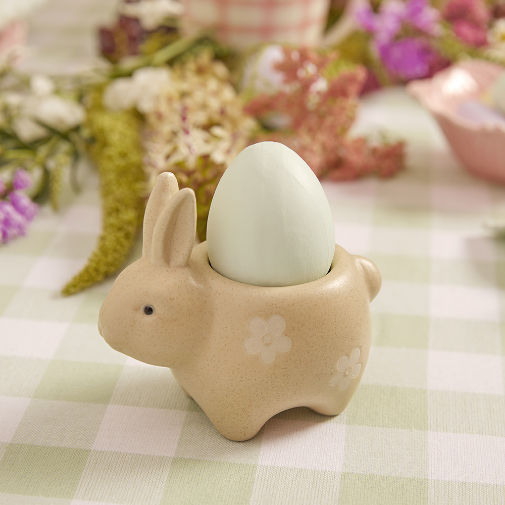 Reggie Rabbit Natural Egg Cup | Adairs