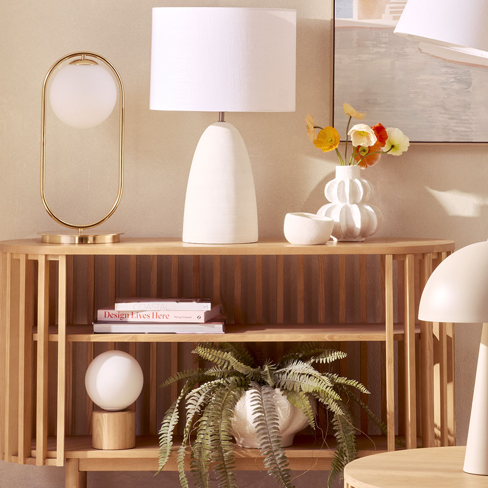 Rivoli Gold Table Light | Adairs