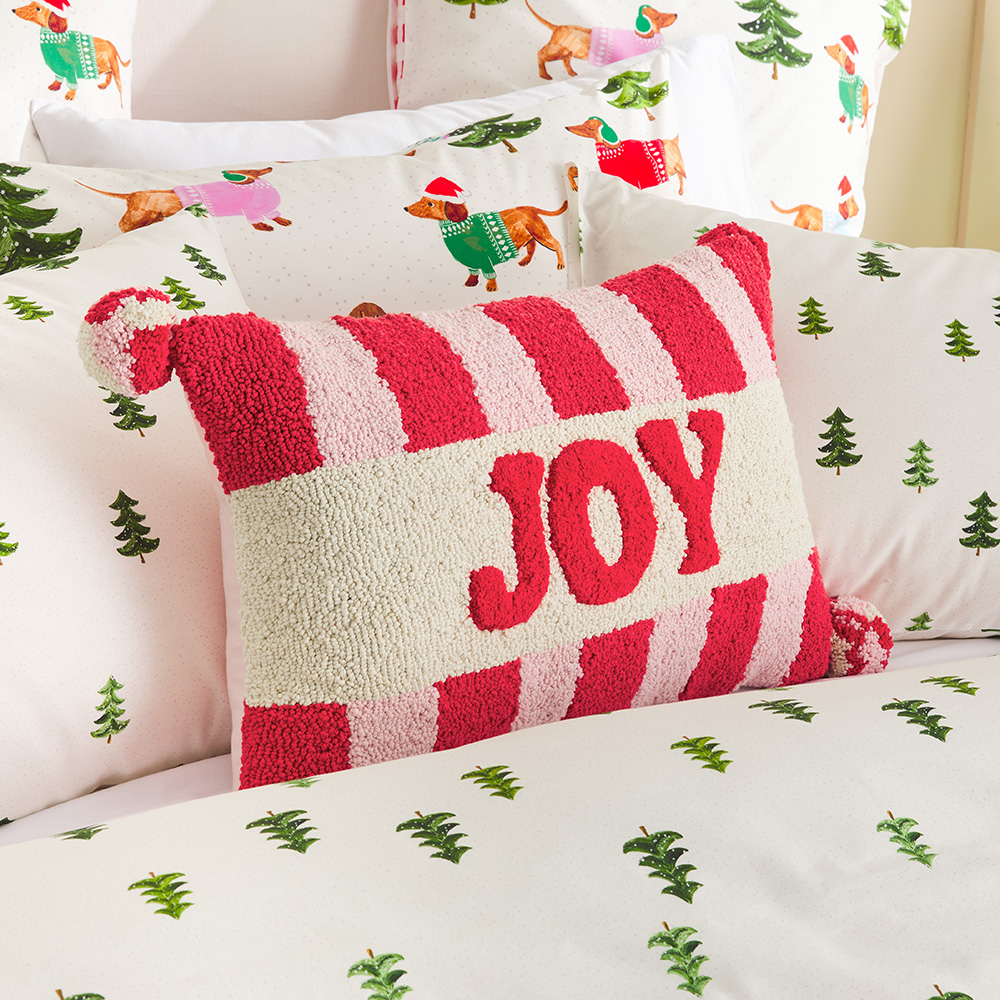 Festive Joy Text Cushion | Adairs