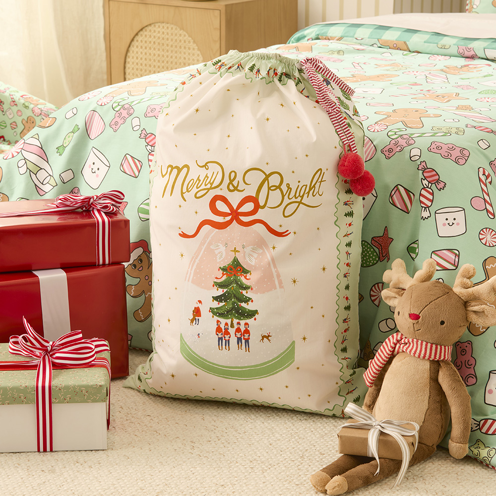 Adairs Kids - Merry and Bright Santa Sack | Adairs